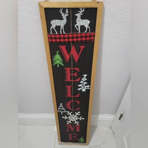Holiday | Winter Wonderlane Christmas Welcome Front Door Sign | Poshmark